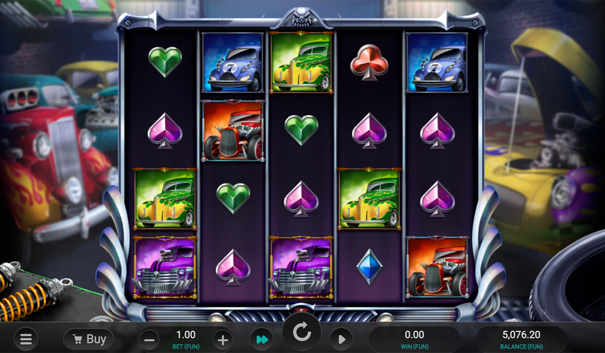 Take Pole Position in Hot Rod Racers Slot