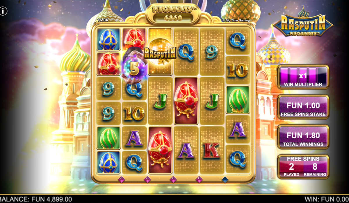 Rock Out With Rasputin Megaways Slot