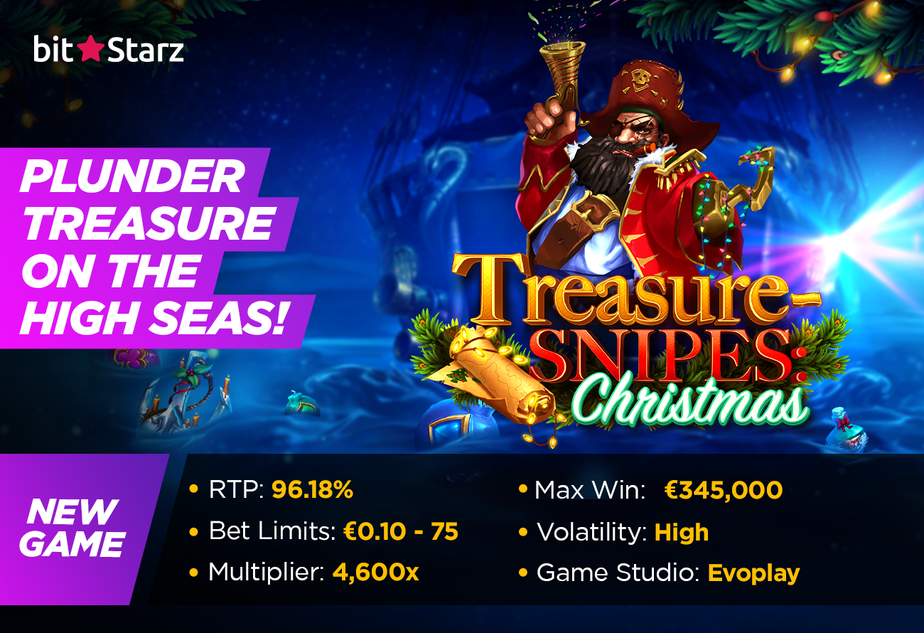 Treasure-Snipes: Christmas Slot is a Festive Pirate Adventure