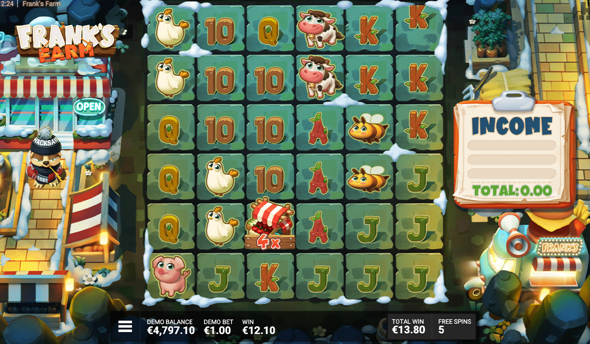Harvest Wins in Frank’s Farm Slot