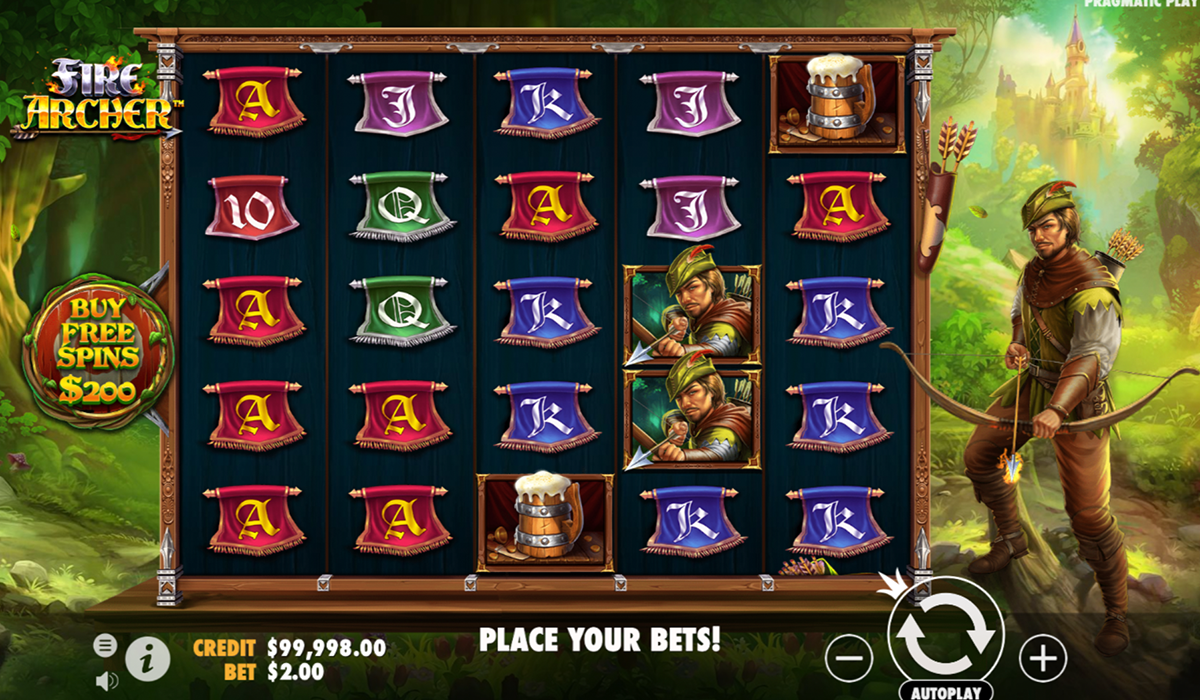 Hit Scorching Wins in Fire Archer Slot
