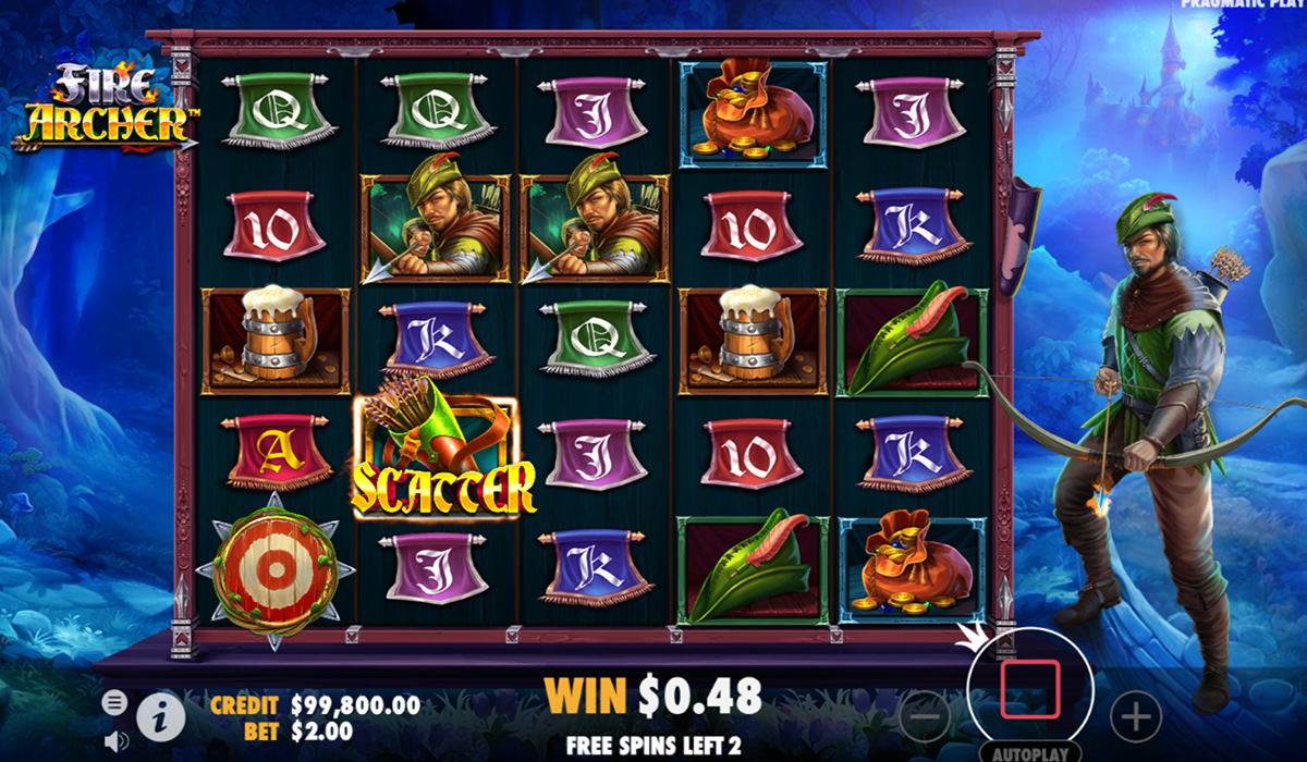 Hit Scorching Wins in Fire Archer Slot