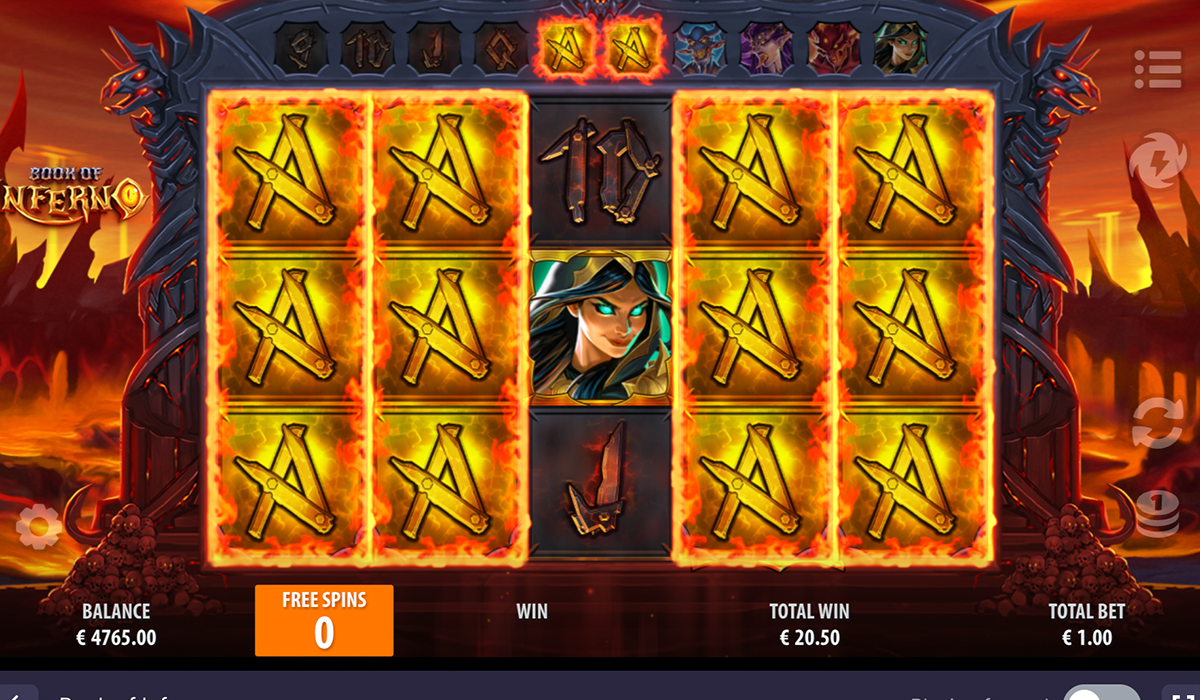 Rule the Underworld with the Book of Inferno slot