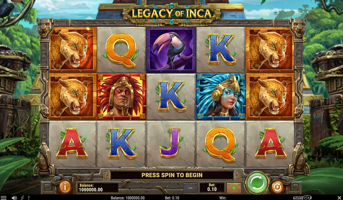 Win with the Jaguar in Legacy of Inca Slot