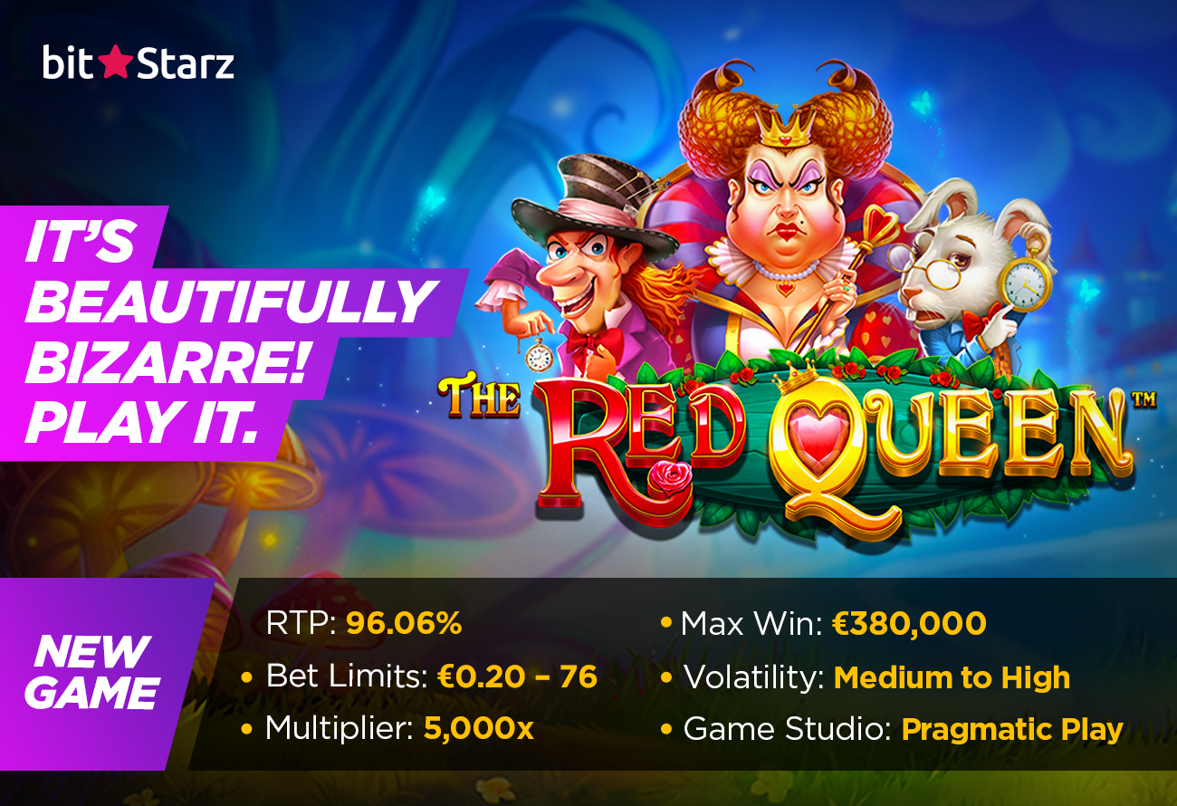 Everyone’s Mad For Wins in The Red Queen Slot!