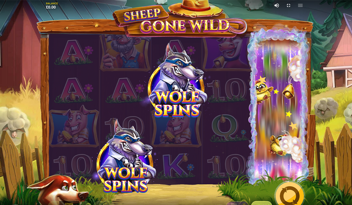 Once Again Wolves Are The Villains - Play Sheep Gone Wild Slot!