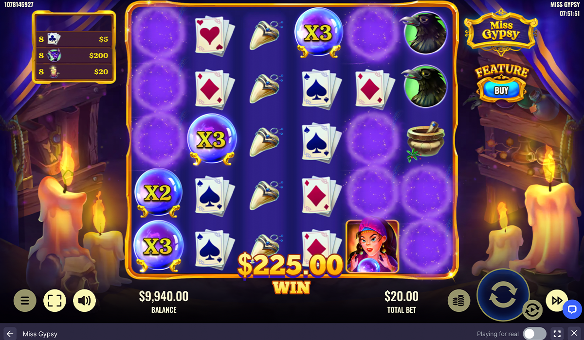 Get Fortune-Telling and Fortune-Winning in Miss Gypsy Slot!
