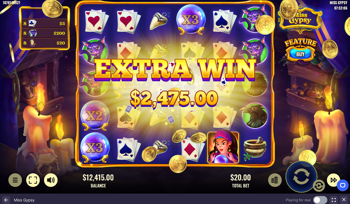 Get Fortune-Telling and Fortune-Winning in Miss Gypsy Slot!