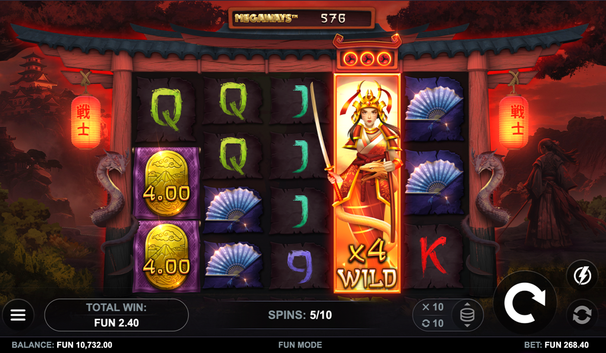 Slice and Dice Your Way to Wins in Megaways Bushido Princess Slot