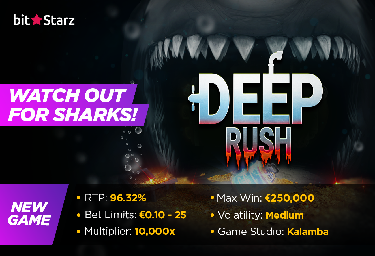 Discover What Lurks Beneath the Waves in Deep Rush - BitStarz Casino News