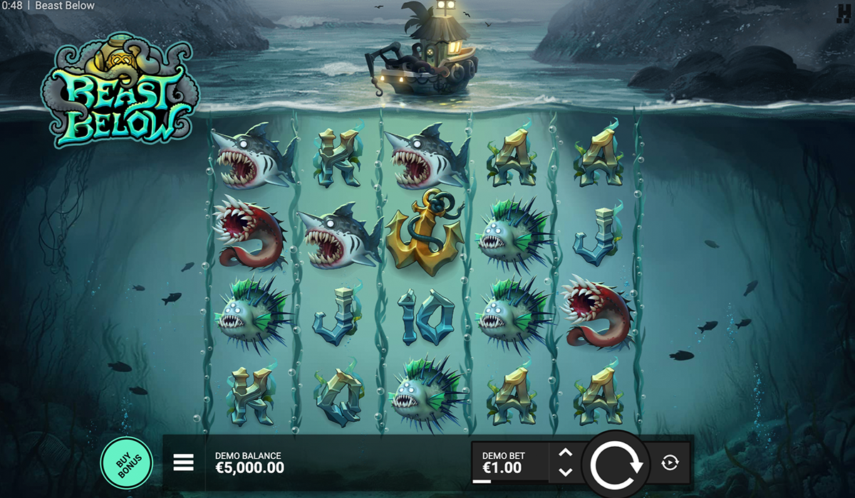 Dive Deep for Golden Wins in Beast Below Slot