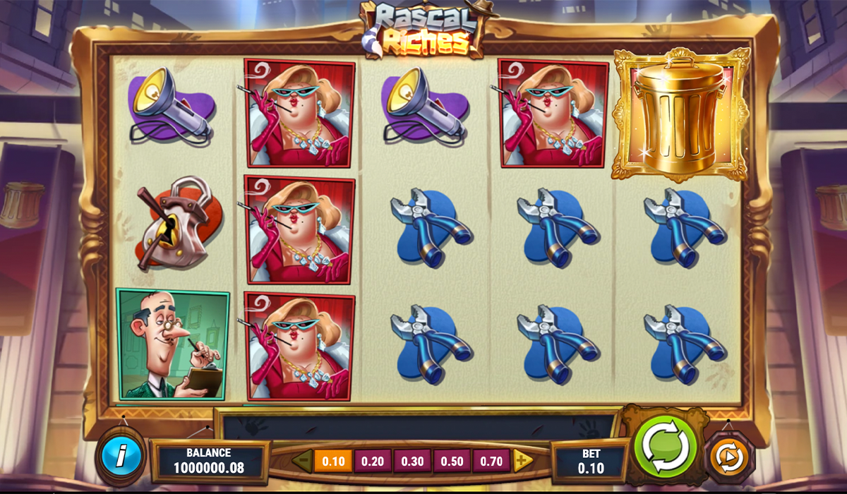 Sneak into the Vault in Rascal Riches Slot