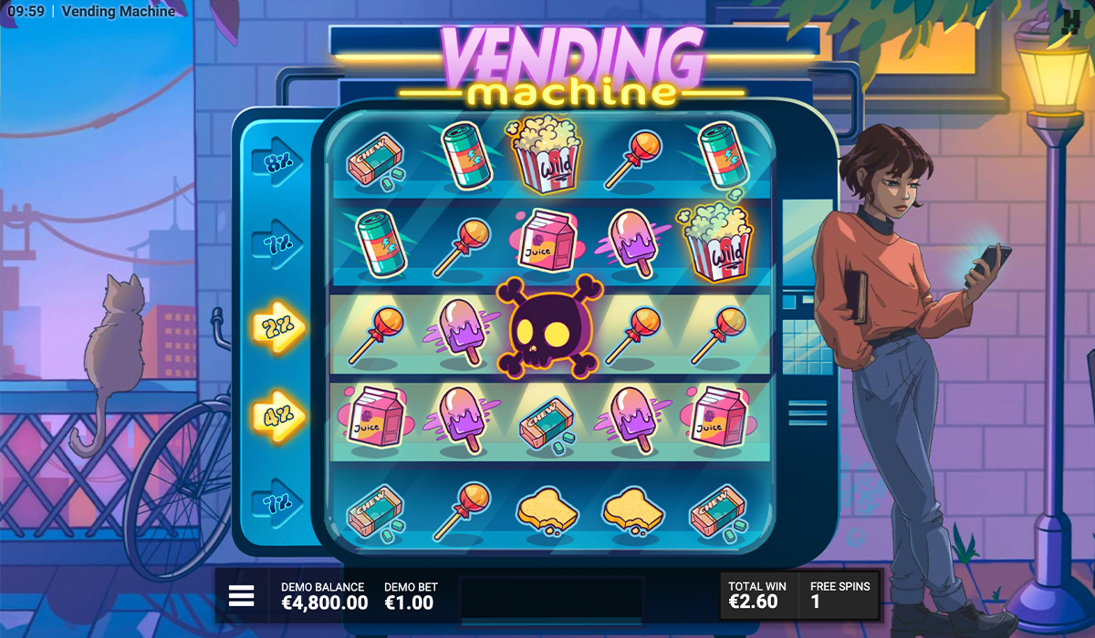 Win While Jamming to Lo-Fi in Vending Machine Slot