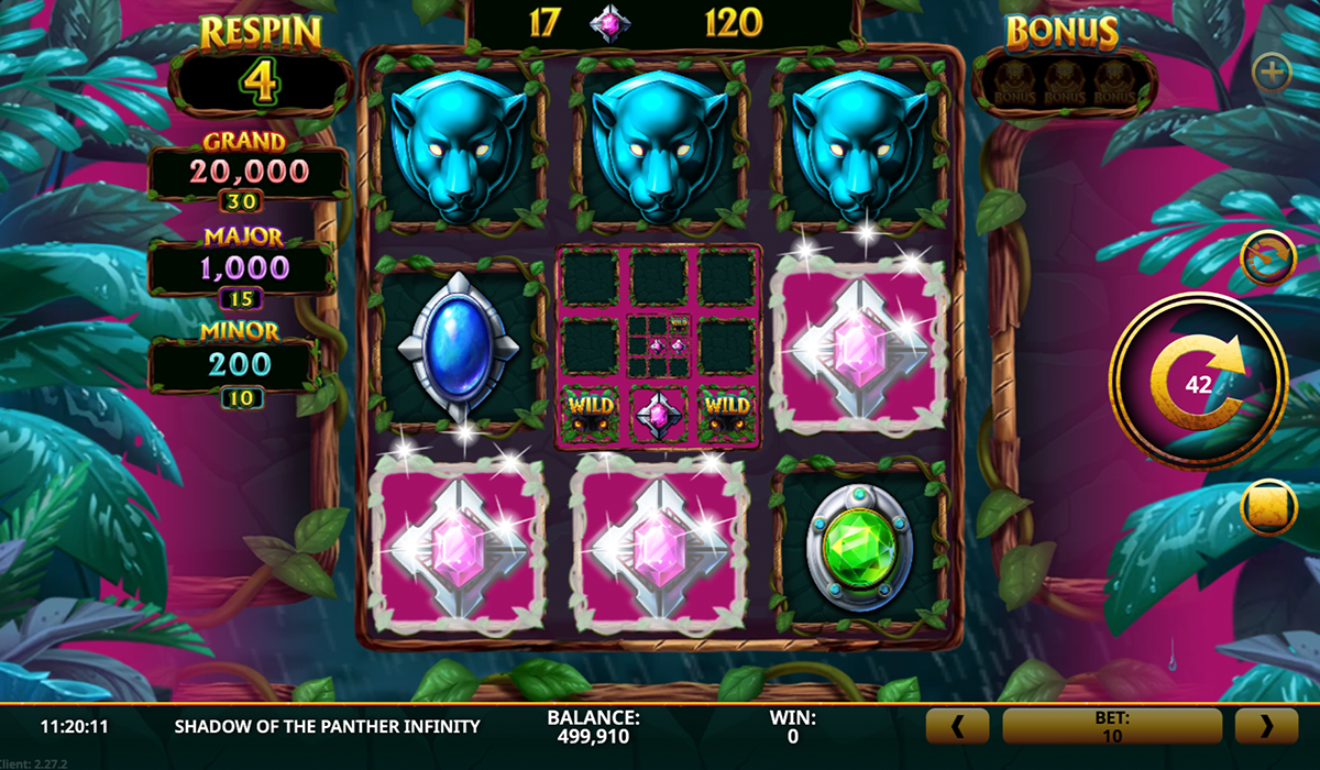 Shadow of the Panther: Infinity Slot has the Bare Necessities ...