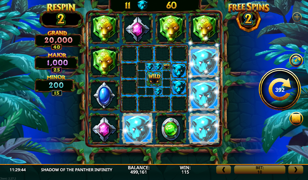 Shadow of the Panther: Infinity Slot has the Bare Necessities ...