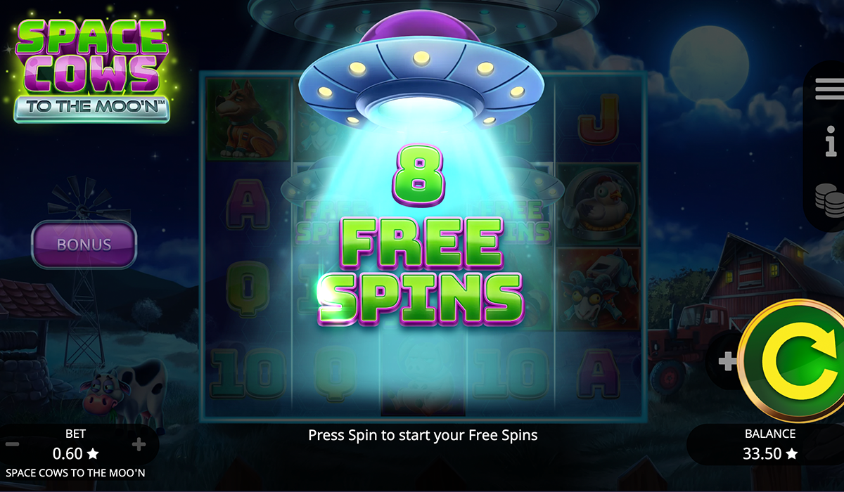 Shake Your Milk-Maker for Moolah in Space Cows to the Moon Slot!