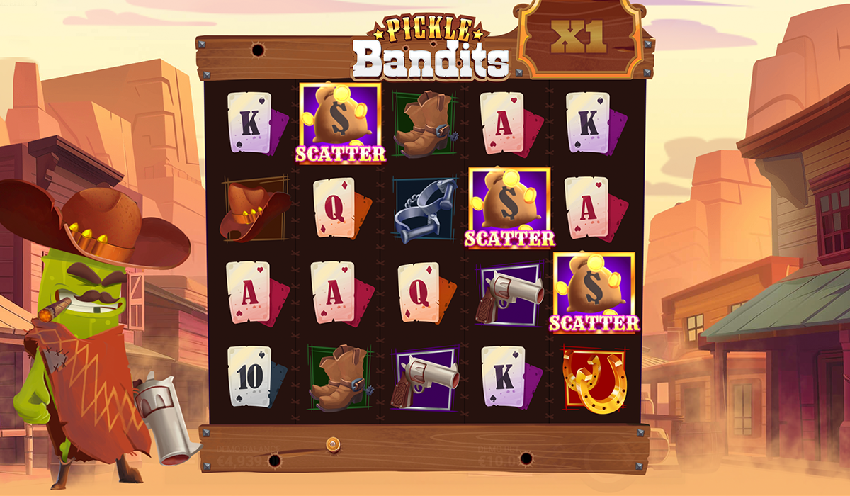 You’re in for Wild Wild Wins With Pickle Bandits Slot!