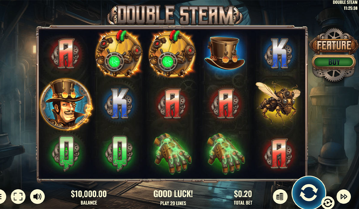 Get Your Steampunk On With Double Steam Slot