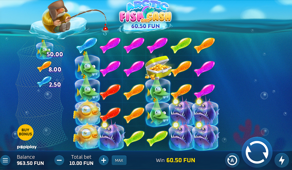 Fish and Cash Arctic Slot Has $$$ on The Menu!