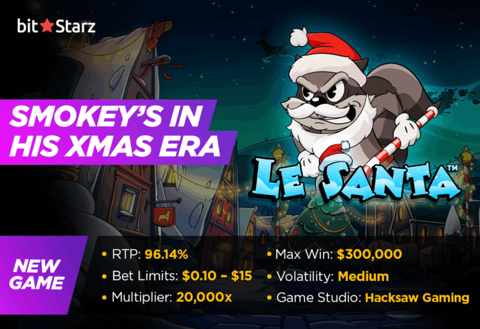Le Santa Slot: When a Raccoon Decides to Be Daddy Claus