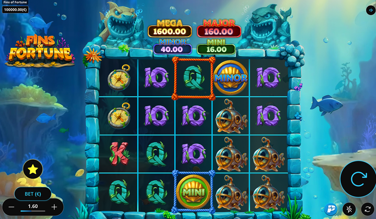 Bruce Goes Into The Casino Business in the Fins of Fortune Slot